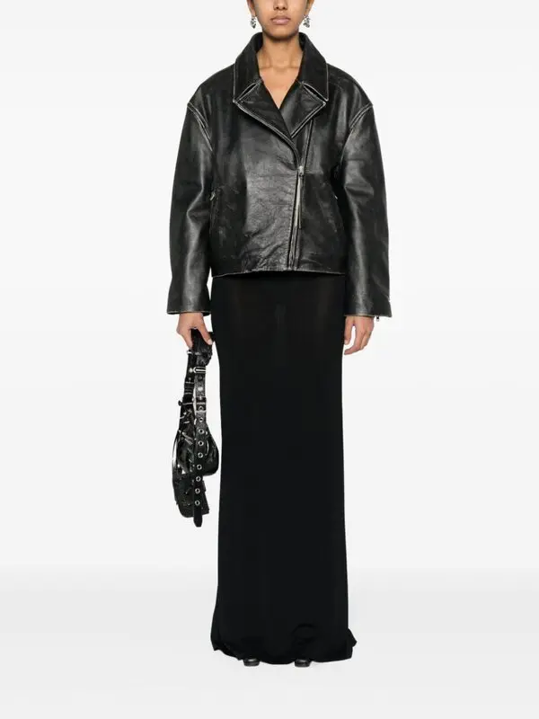 Acne Studios Distressed-effect Biker Jacket