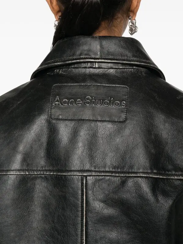 Acne Studios Distressed-effect Biker Jacket