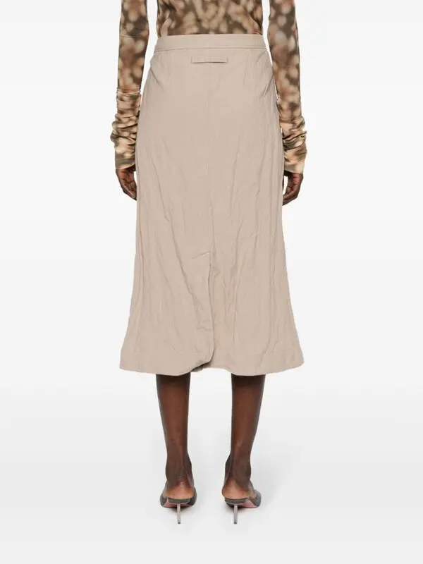 Acne Studios Crinkled Midi Skirt