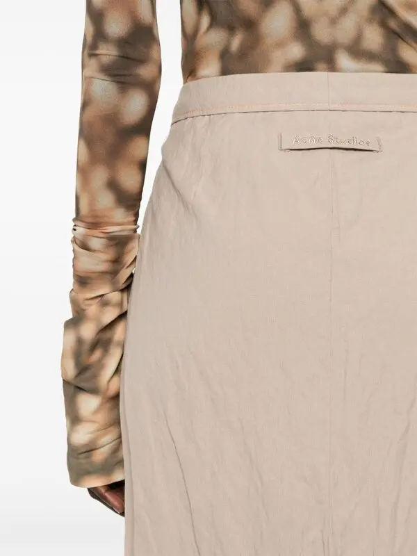 Acne Studios Crinkled Midi Skirt