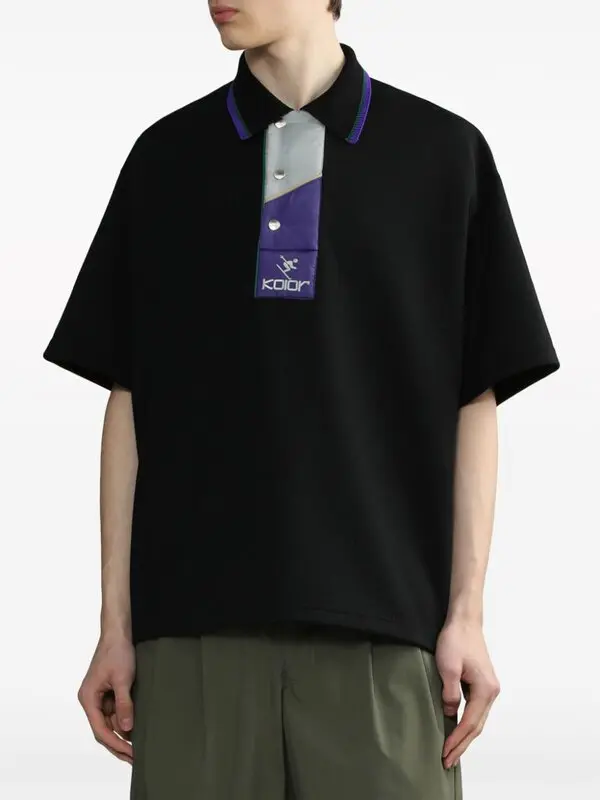 Kolor Logo-embroidered Polo Shirt