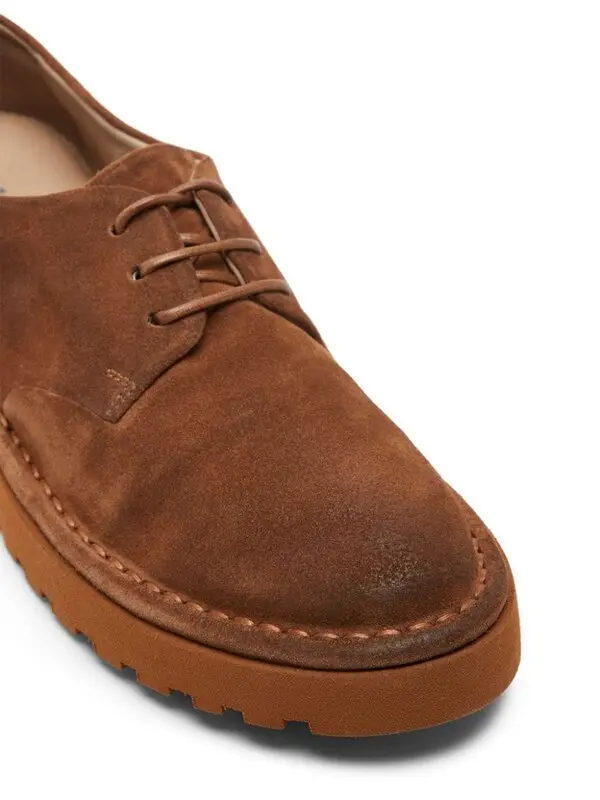 Marsèll Sancrispa Alta Suede Oxford Shoes - Brown