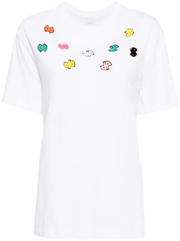 トップス Patou logo t-shirt in organic cotton xs Patou | Patou logo t-shirt in organic cotton