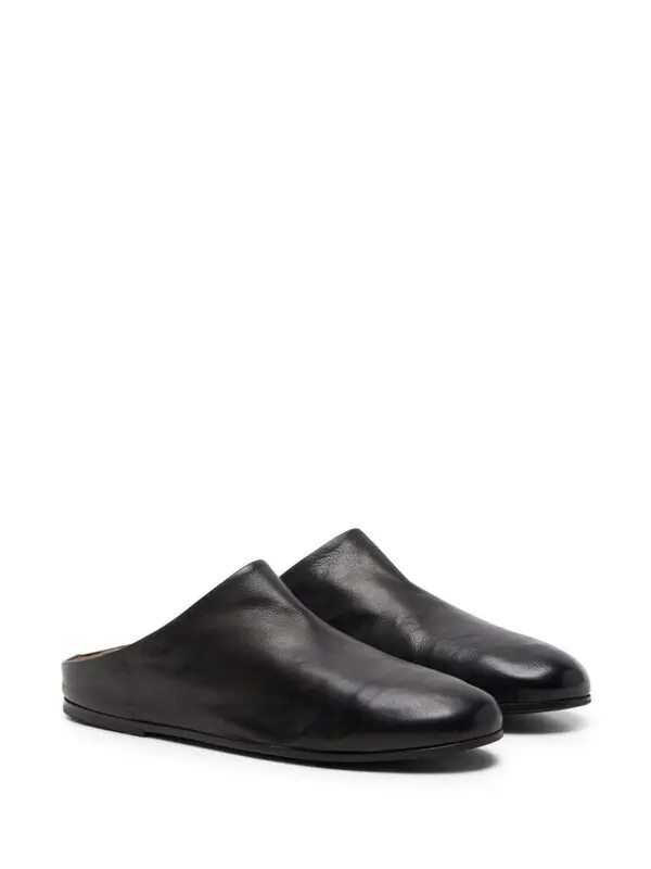 Marsèll Steccoblocco Leather Mules - Black