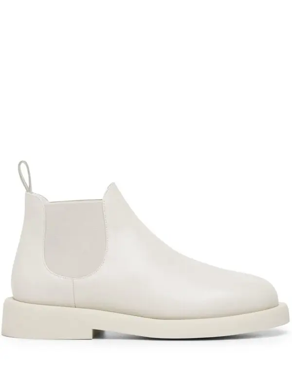 Marsèll Gommello Leather Chelsea Boots - White
