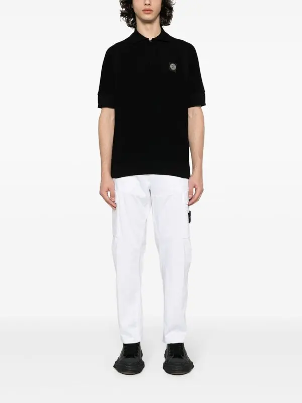 Stone Island Straight-leg Cotton Trousers
