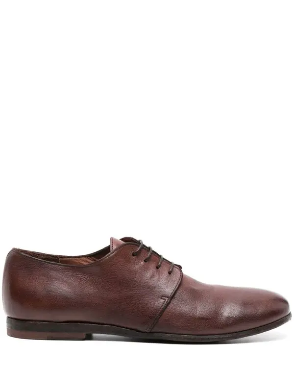 Moma Grained-Leather Derby Shoes In Brown - 30% Off  display picture 2