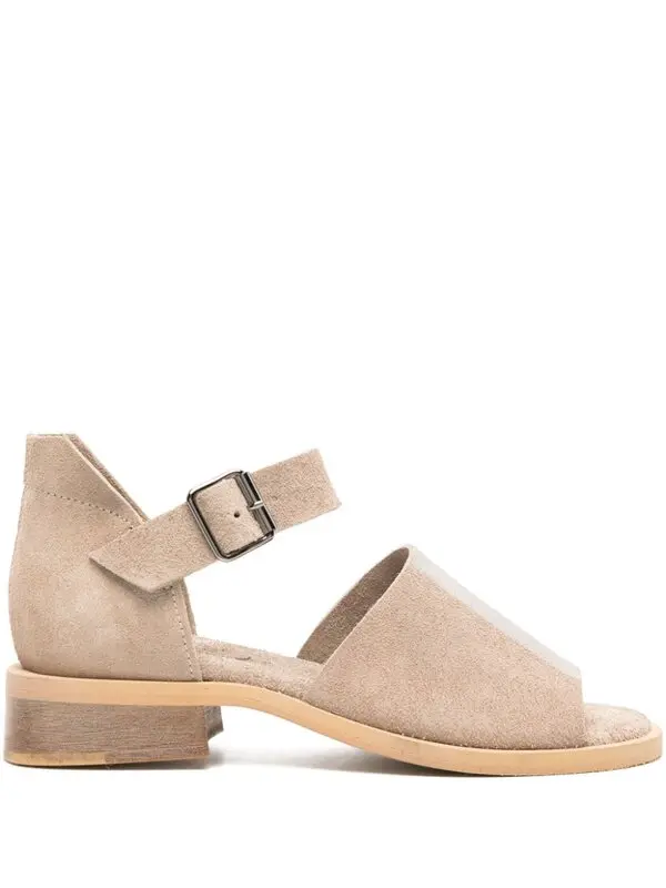 Moma Grinzato Suede Sandals