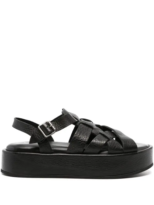 Moma Arizona Leather Platform Sandals