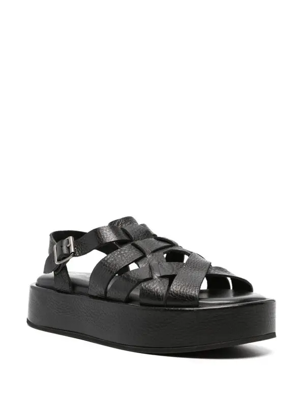 Moma Arizona Leather Platform Sandals