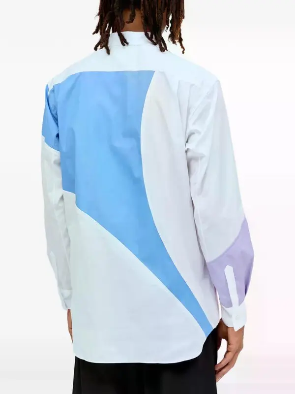 Comme Des Garçons Graphic-print Cotton Shirt