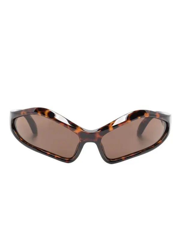 Balenciaga Oversized Sunglasses - Brown