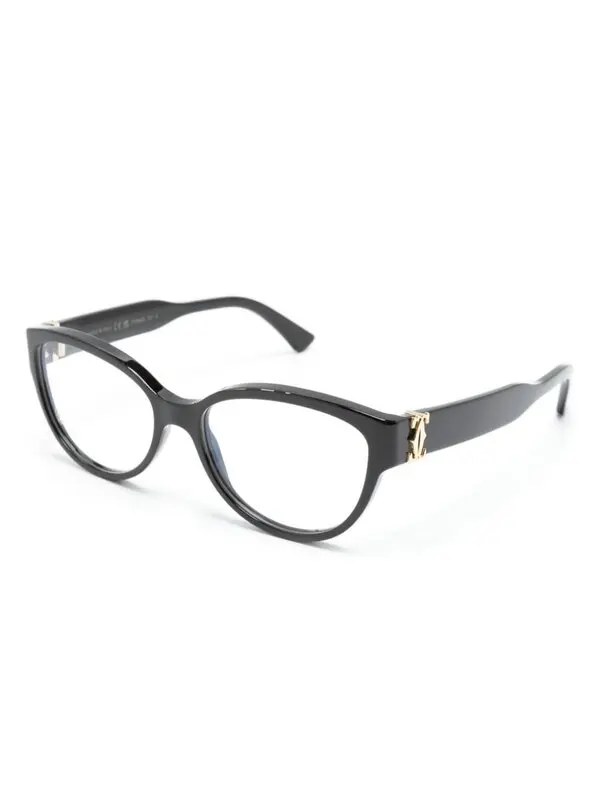 Cartier Duplo C Cat-eye Glasses