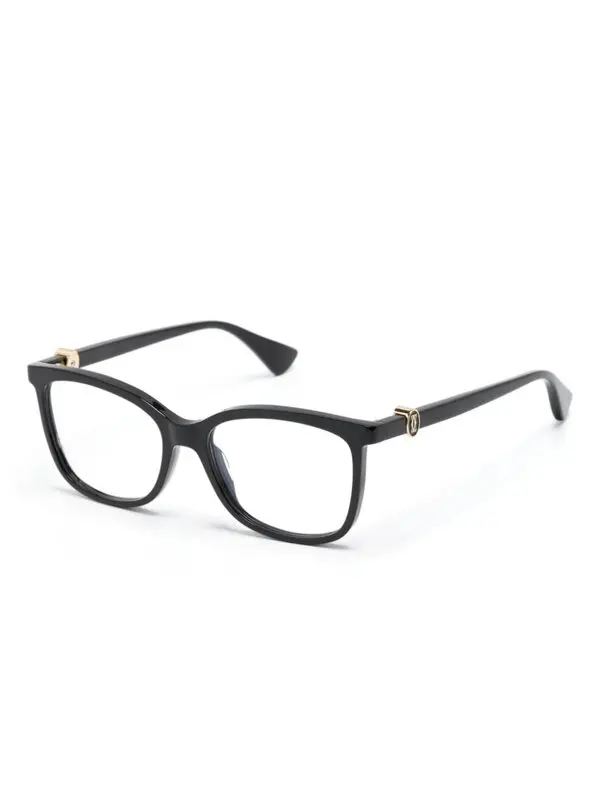 Cartier Square-frame Eyeglasses - Black