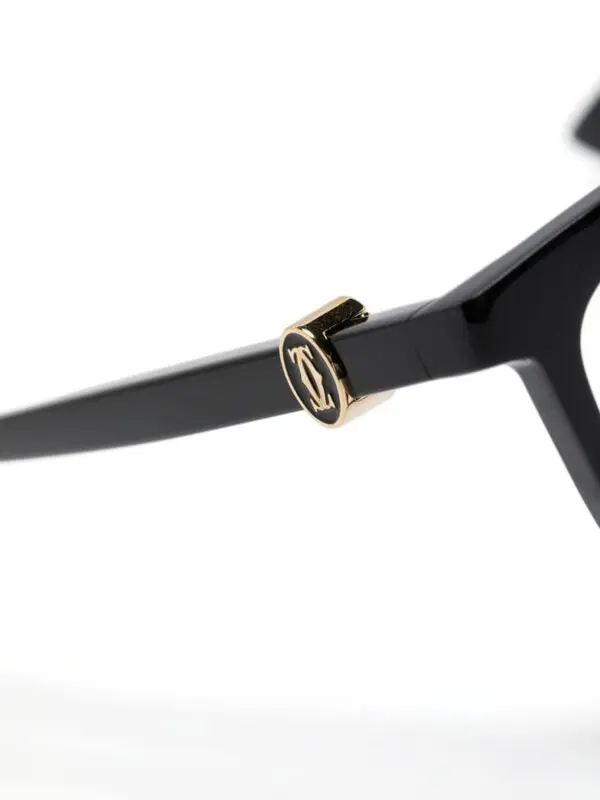 Cartier Square-frame Eyeglasses - Black