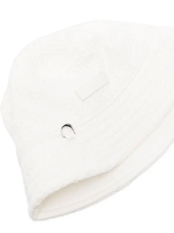 Jacquemus Le Bob Belo Bucket Hat - White