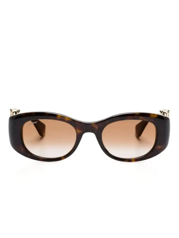 CARTIER Rectangle-frame Sunglasses