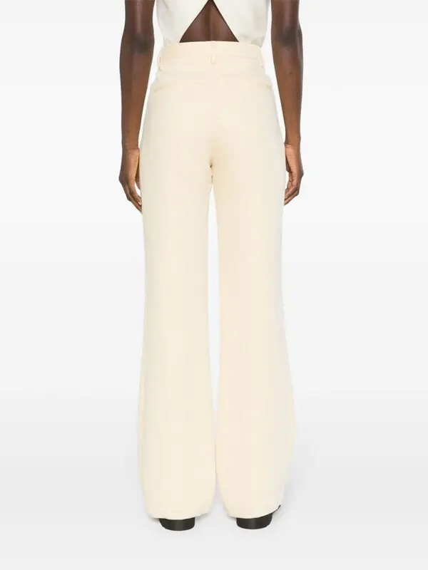 Zadig&Voltaire Pistol Mid-rise Flared Trousers - Yellow