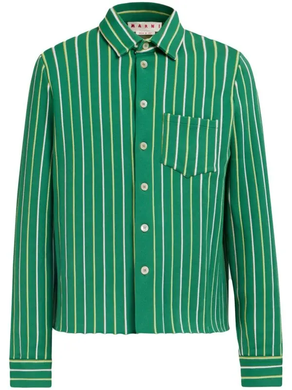 Marni Striped Long-sleeve Shirt