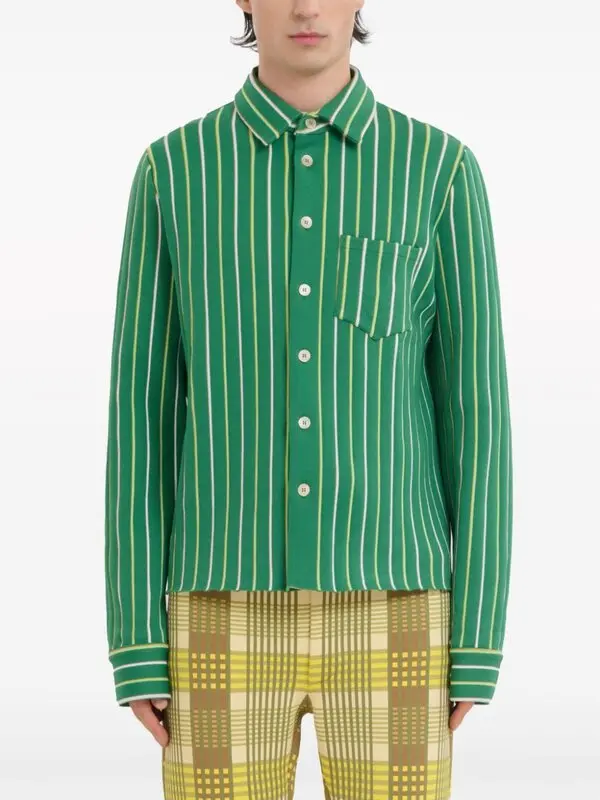 Marni Striped Long-sleeve Shirt
