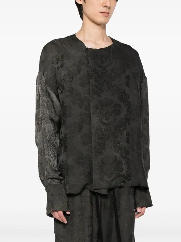 UMA WANG Patterned-jacquard Shirt