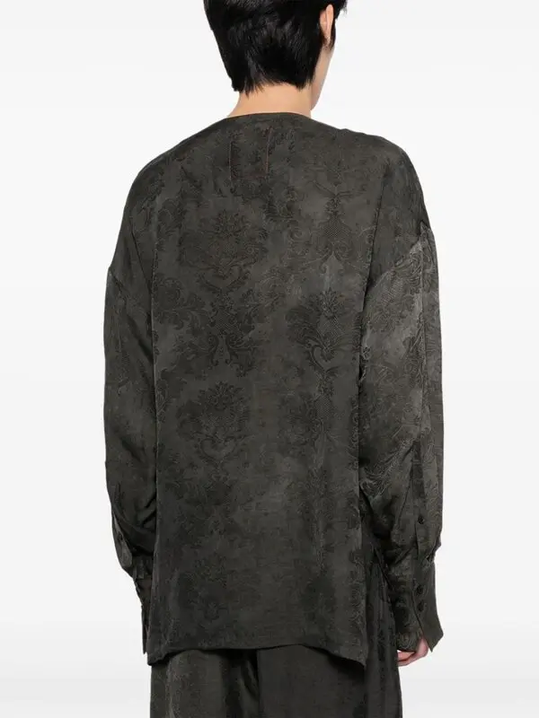 UMA WANG Patterned-jacquard Shirt