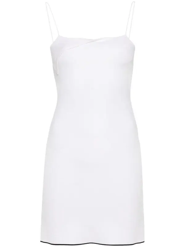 Jacquemus La Mini Robe Aro Cocktail Dress - White