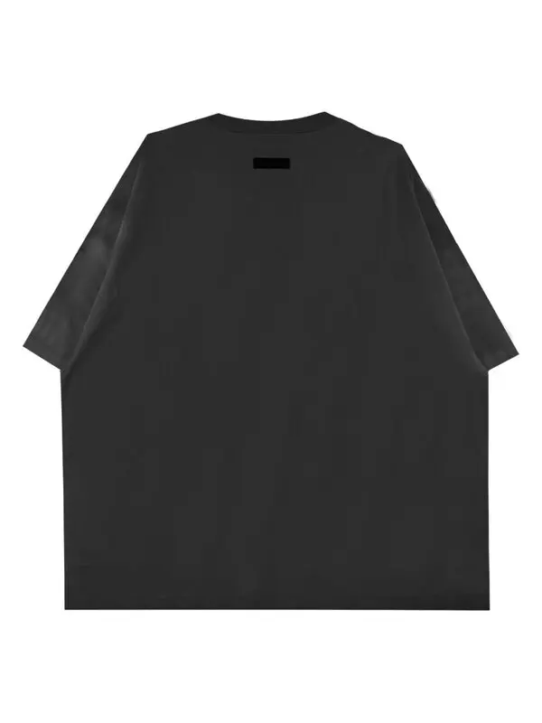 Fear Of God Logo-appliqué Cotton T-shirt - Black