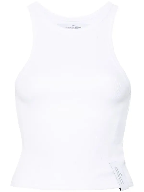 Rokh Ribbed Tank Top - White