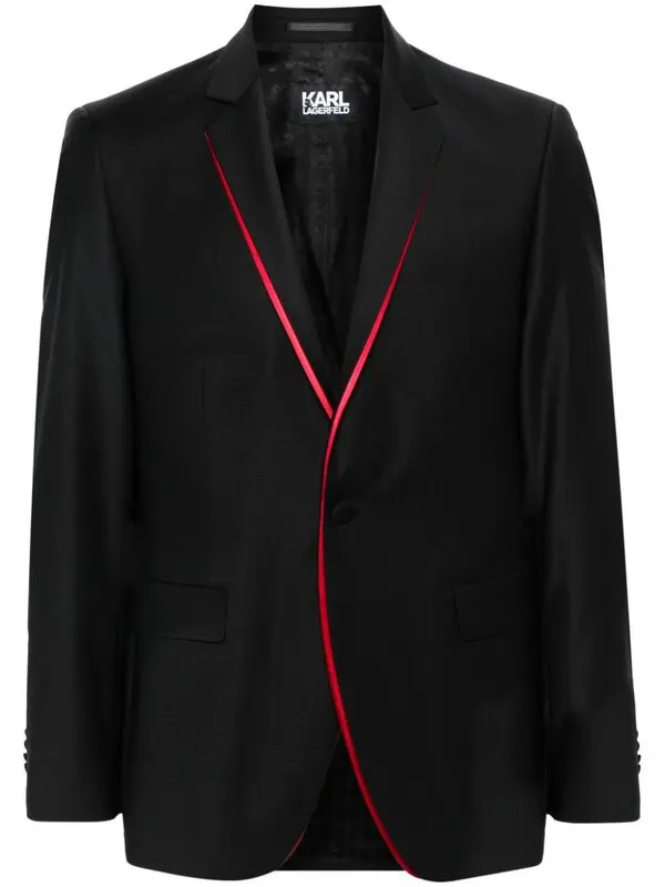 Karl Lagerfeld Glare Layered Blazer
