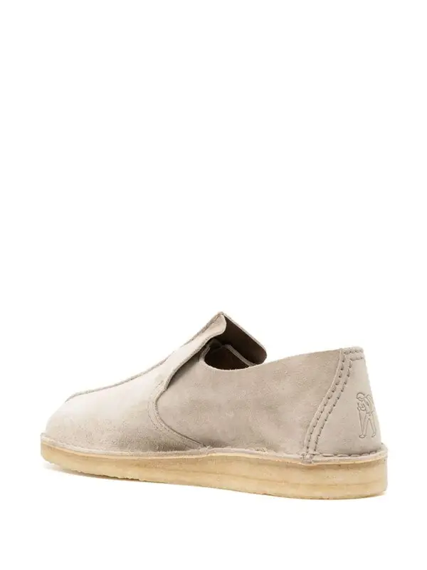 Clarks Desert Mosier Suede Loafers - Grey