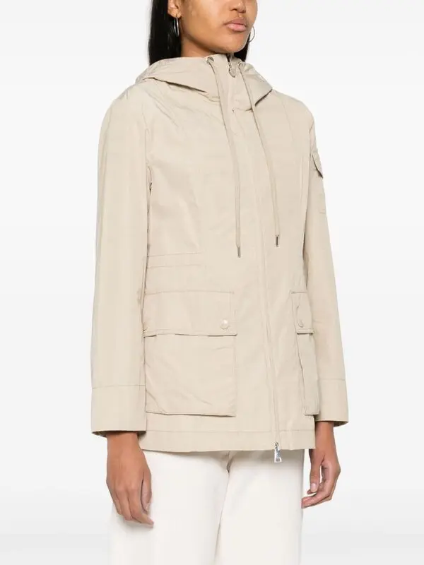 Moncler Leandro Parka Jacket - Neutrals