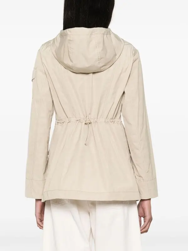Moncler Leandro Parka Jacket - Neutrals