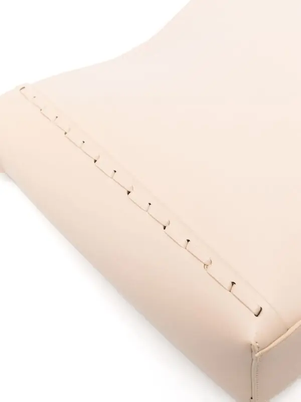 JIL SANDER Medium Leather Tote Bag - Neutrals