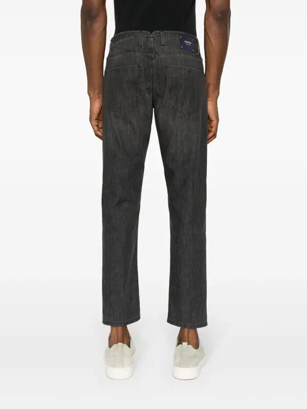 Incotex Low-rise Slim-fit Jeans - Grey