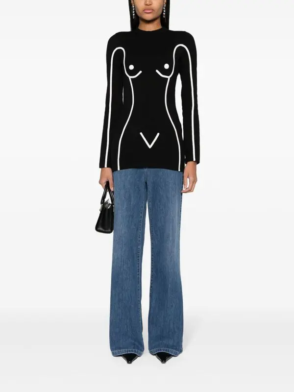 Moschino Mid-rise Straight-leg Jeans