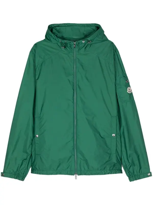 Moncler Etiache Logo-patch Jacket - Green