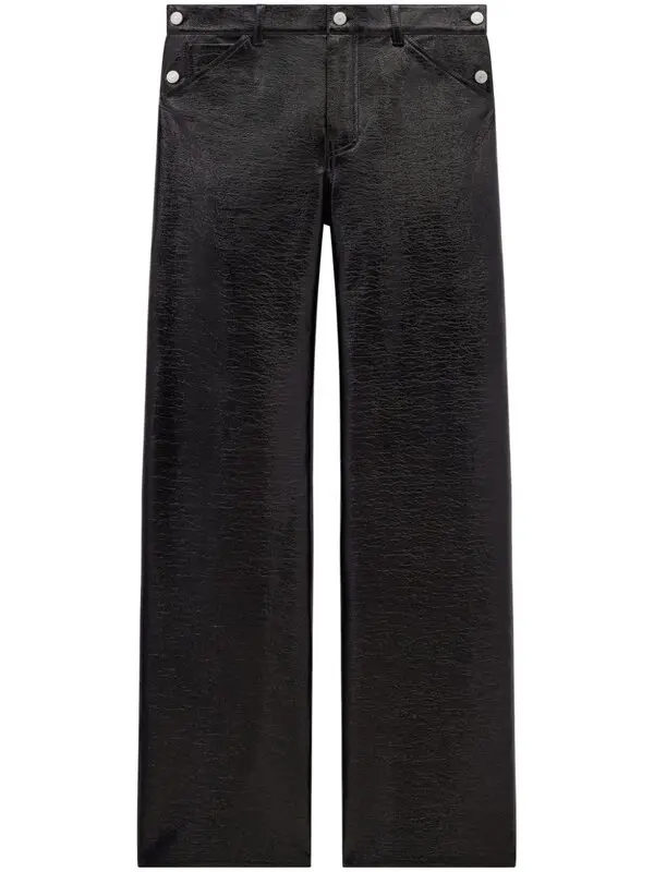 COURREGES Sailor Wide-leg Trousers - Black