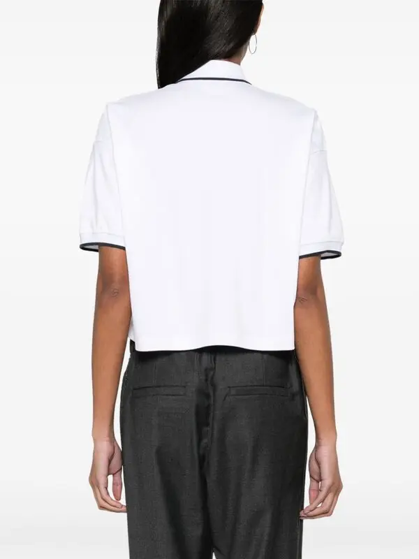 Brunello Cucinelli Cropped Cotton Polo Shirt
