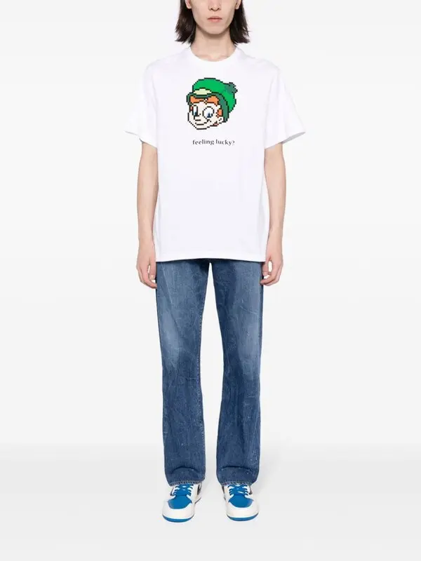 MOSTLY HEARD RARELY SEEN Feeling Lucky Cotton T-shirt