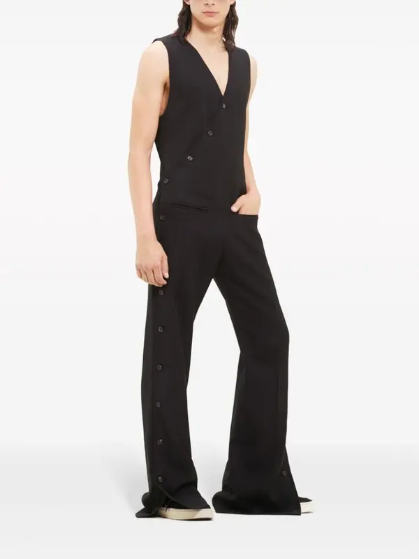 COURREGES V-neck Tailored Jumpsuit