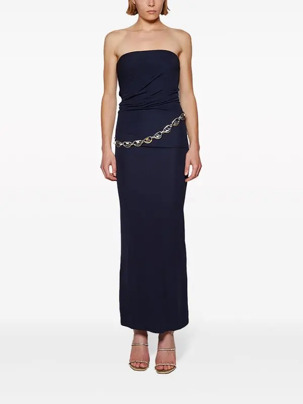 Christopher Esber Chain-detail Maxi Dress - Blue