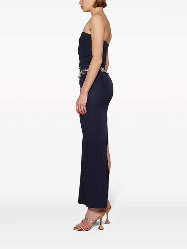 Christopher Esber Chain-Detail Maxi Dress - Blue - 50% Off | Editorialist