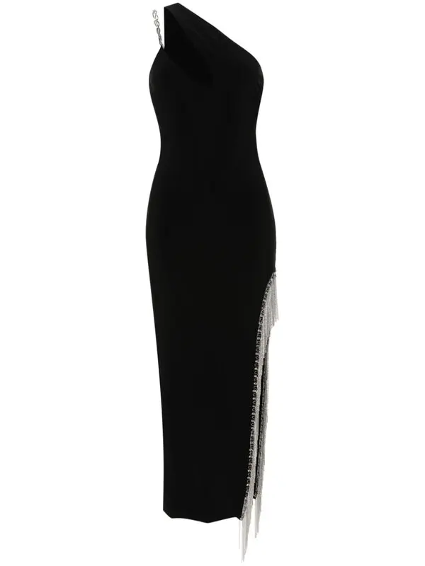 NISSA Crystal-embellished Maxi Dress