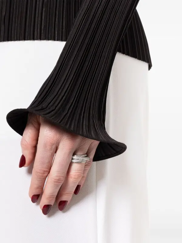 Tom Wood Orb Slim Crystal Ring