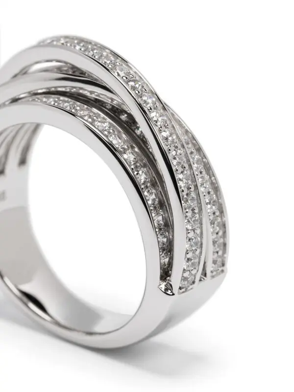 Tom Wood Orb Slim Crystal Ring