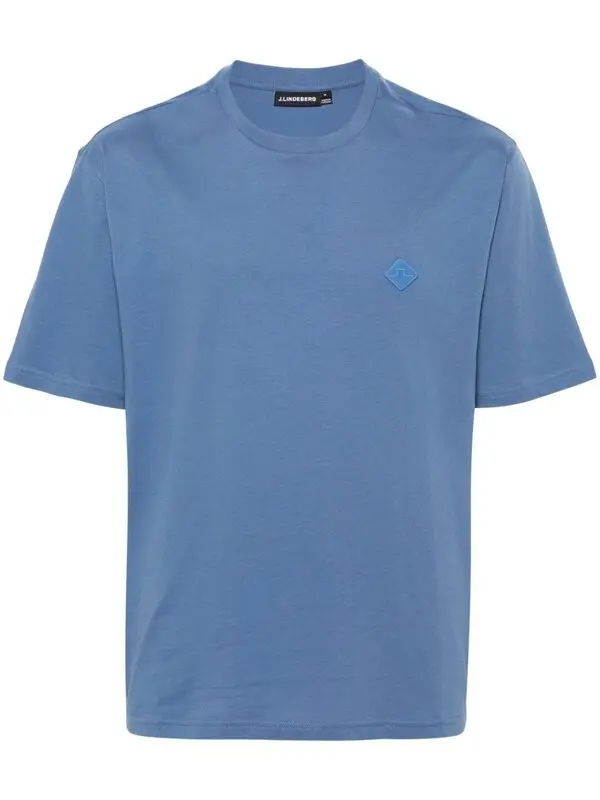 J. Lindeberg Hale Logo-patch T-shirt - Blue