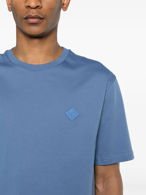 J. Lindeberg Hale Logo-patch T-shirt - Blue