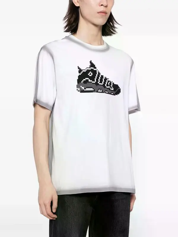 MOSTLY HEARD RARELY SEEN Black Out Air Cotton T-shirt