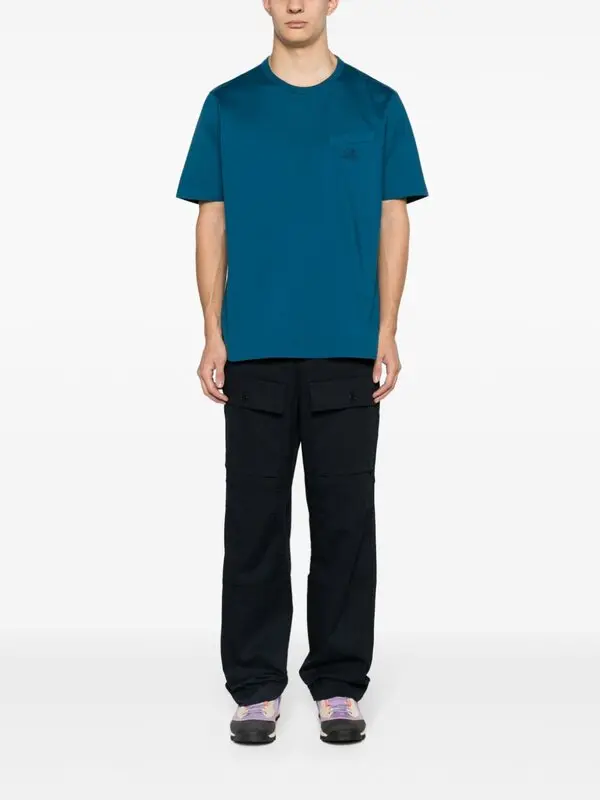 C.P. COMPANY Logo-embroidered Cotton T-shirt